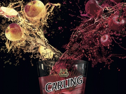 Carling British Cherry Cider: Made in Britain. Served on ice. | Národní ...